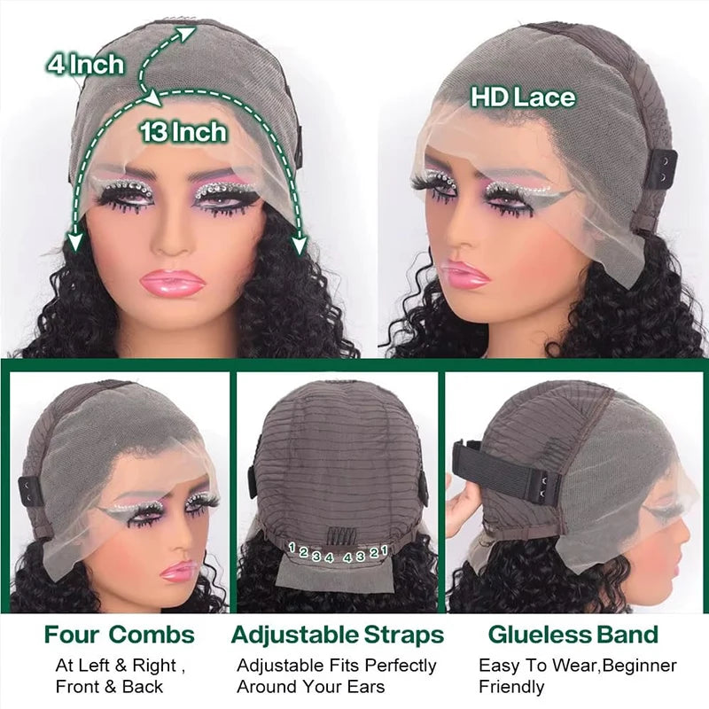 Perruque Afro Kinky HD Sans Colle – Elysia Hair